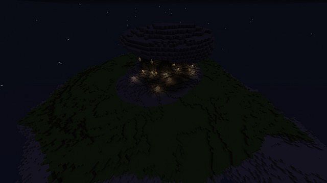 Floating Island, Custom Terrain Minecraft Map