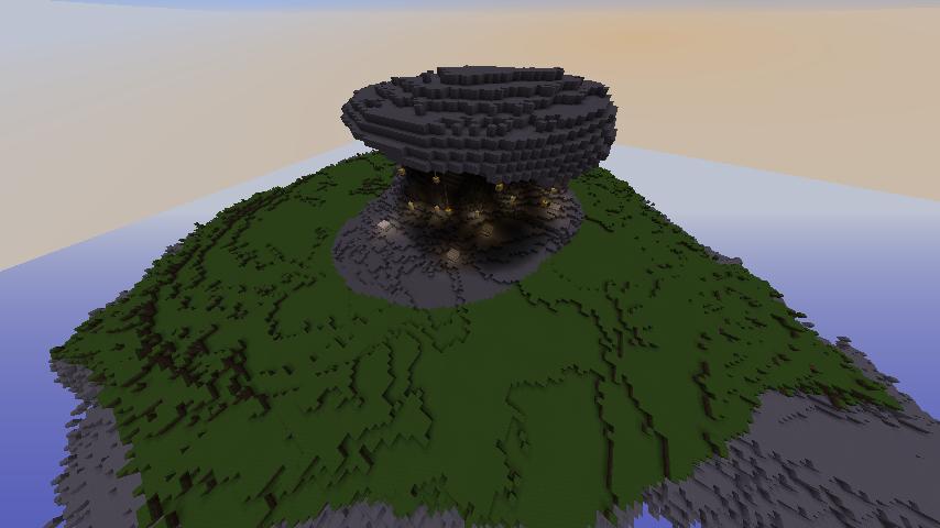 Floating Island, Custom Terrain Minecraft Map
