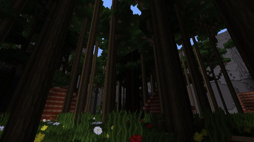 Little Enchanted Forrest, Custom Terrain Minecraft Map