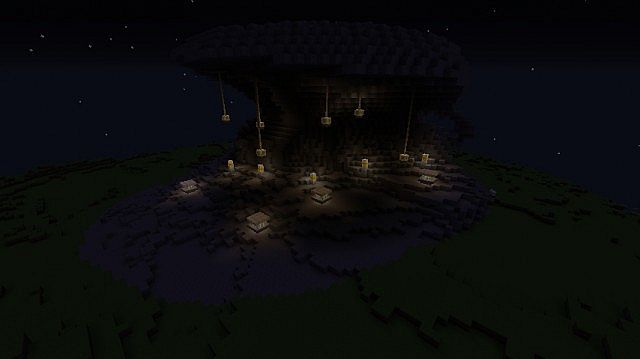 Floating Island, Custom Terrain Minecraft Map