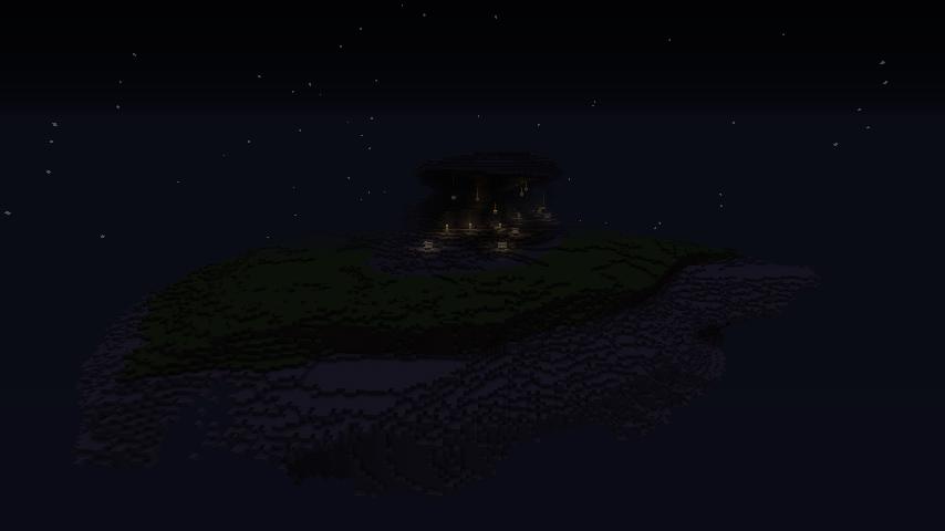 Floating Island, Custom Terrain Minecraft Map