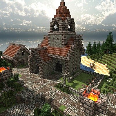 Ladrillo de piedra Island Minecraft Map