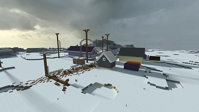 Alaskan Town Minecraft Map