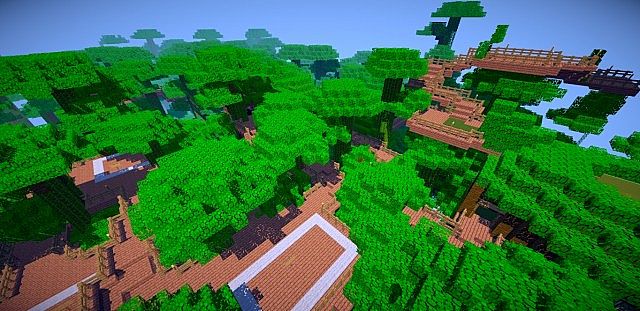 Jungle city Minecraft Map