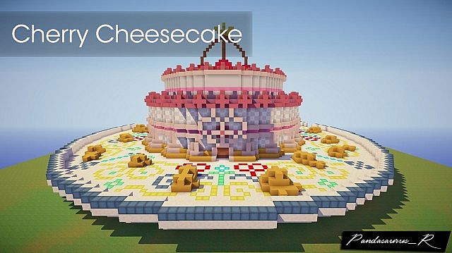 Cherry Cheesecake | Fun Mini Spawn/Arena Structure | Minecraft Map
