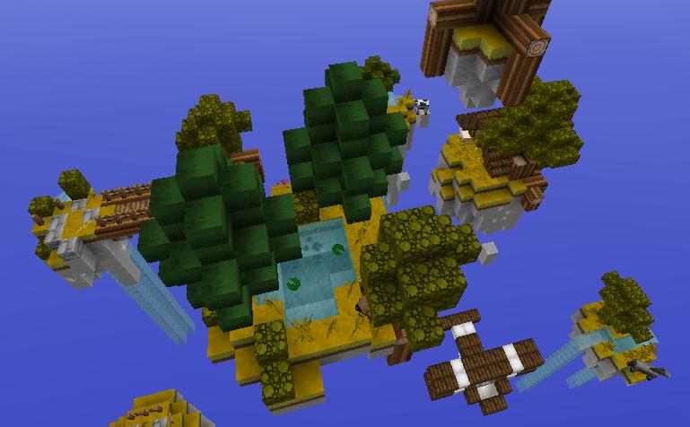 Sky Adventure Islands - By MigutoMA Minecraft Map