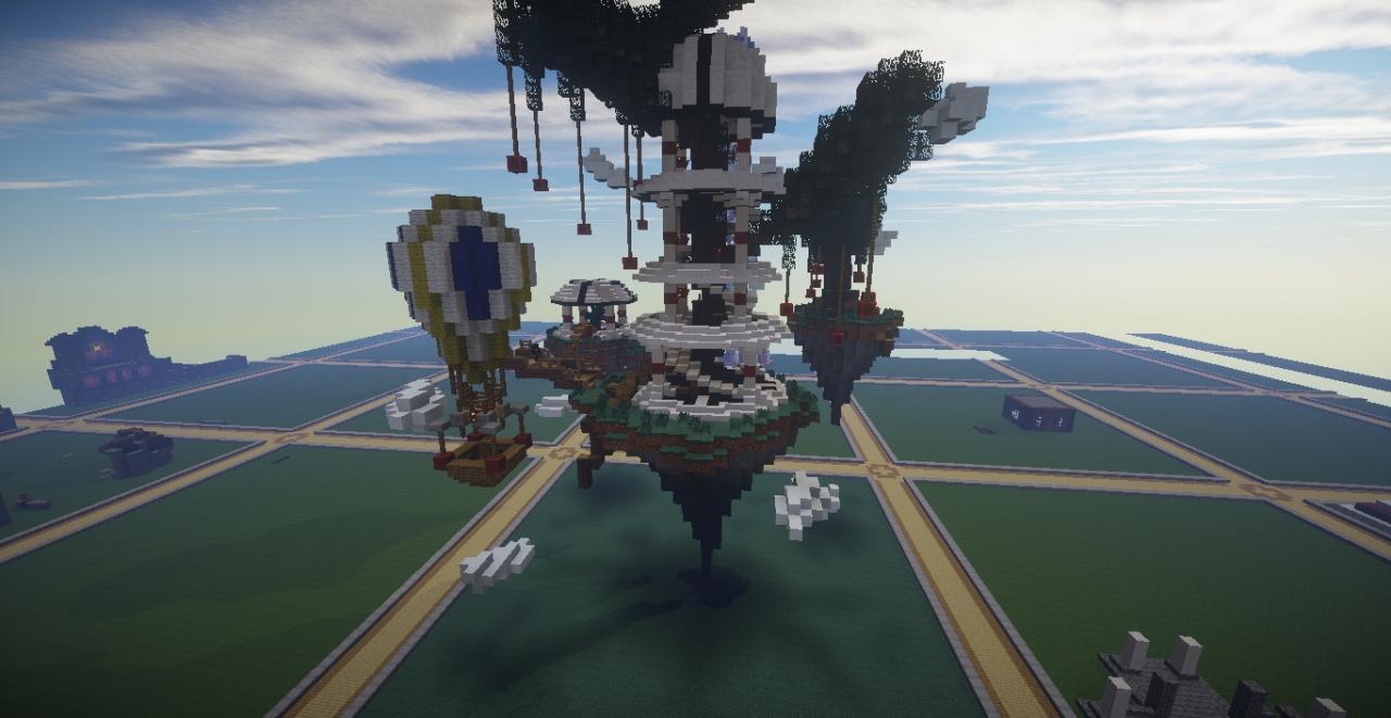 The floating islands! Minecraft Map