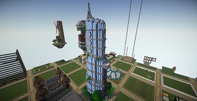 Glass tower Minecraft Map
