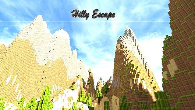 Hilly Escape Minecraft Map