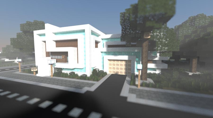 Boxes | A Futuristic House Minecraft Map