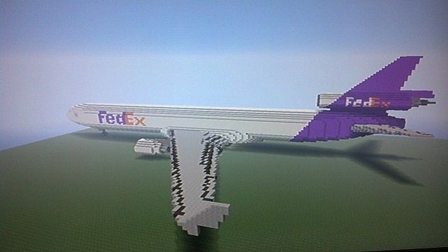 McDonnel Douglas MD-11 (Fed Ex) Minecraft Map