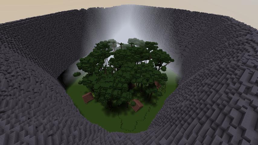 Little Enchanted Forrest, Custom Terrain Minecraft Map