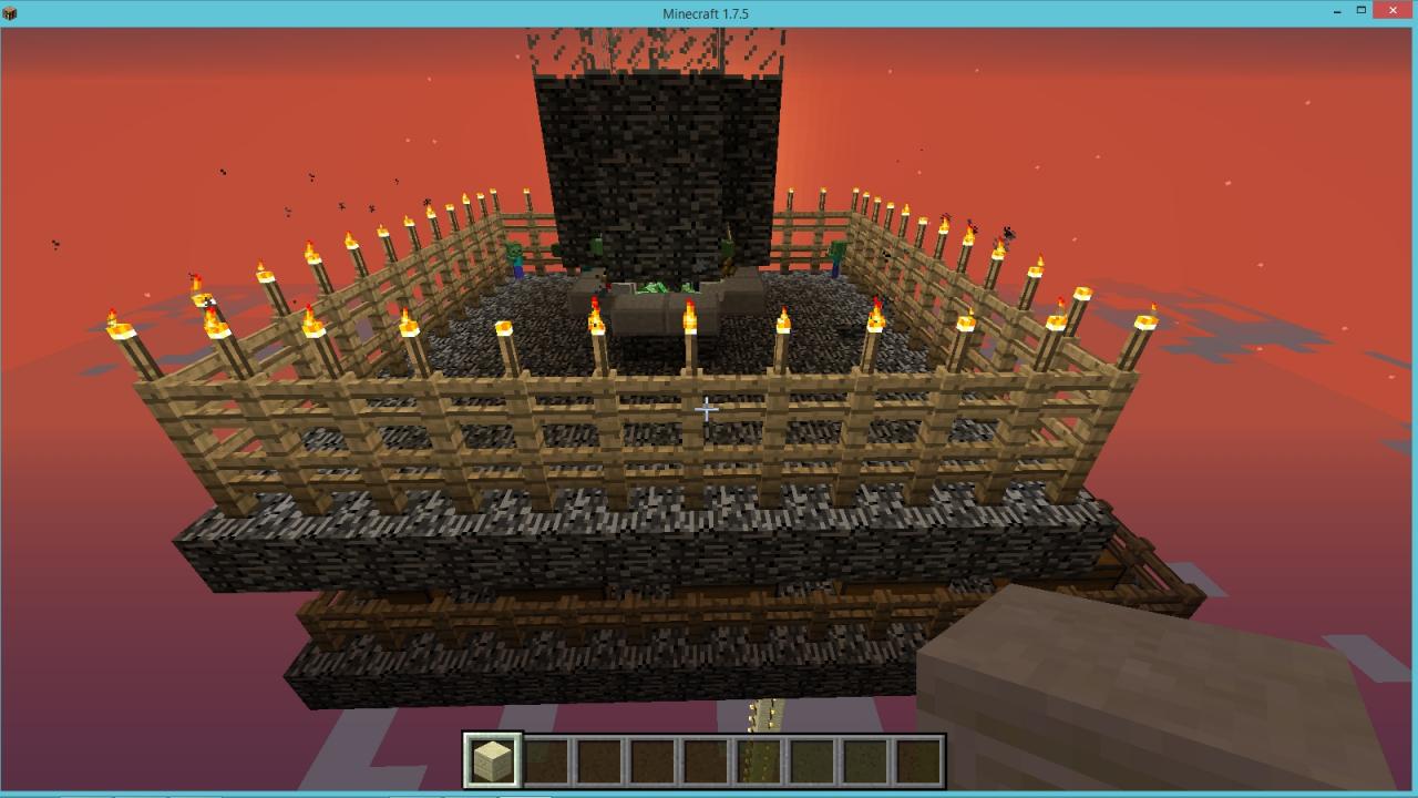 Mob Farm 2 - For Items and Experiance Minecraft Map