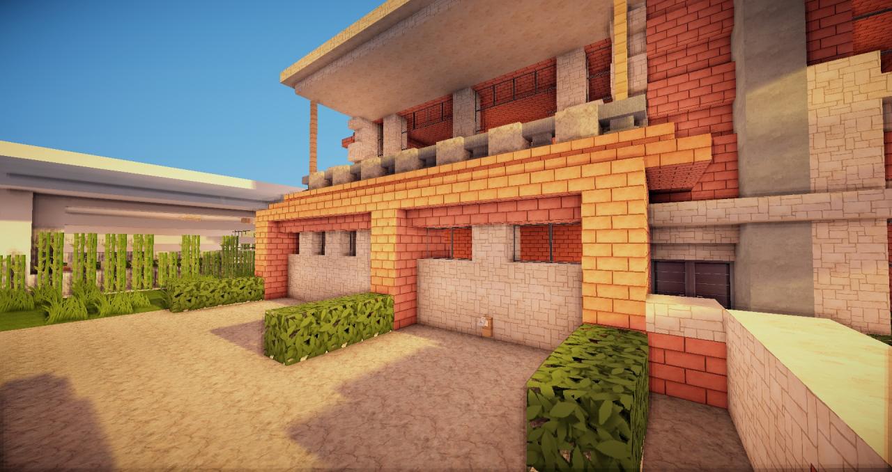 -Suburban Style In-home Minecraft Map