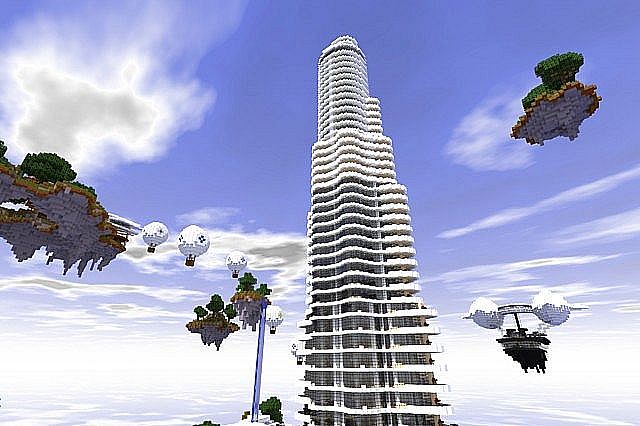 Modern Sky Scrapers Minecraft Map