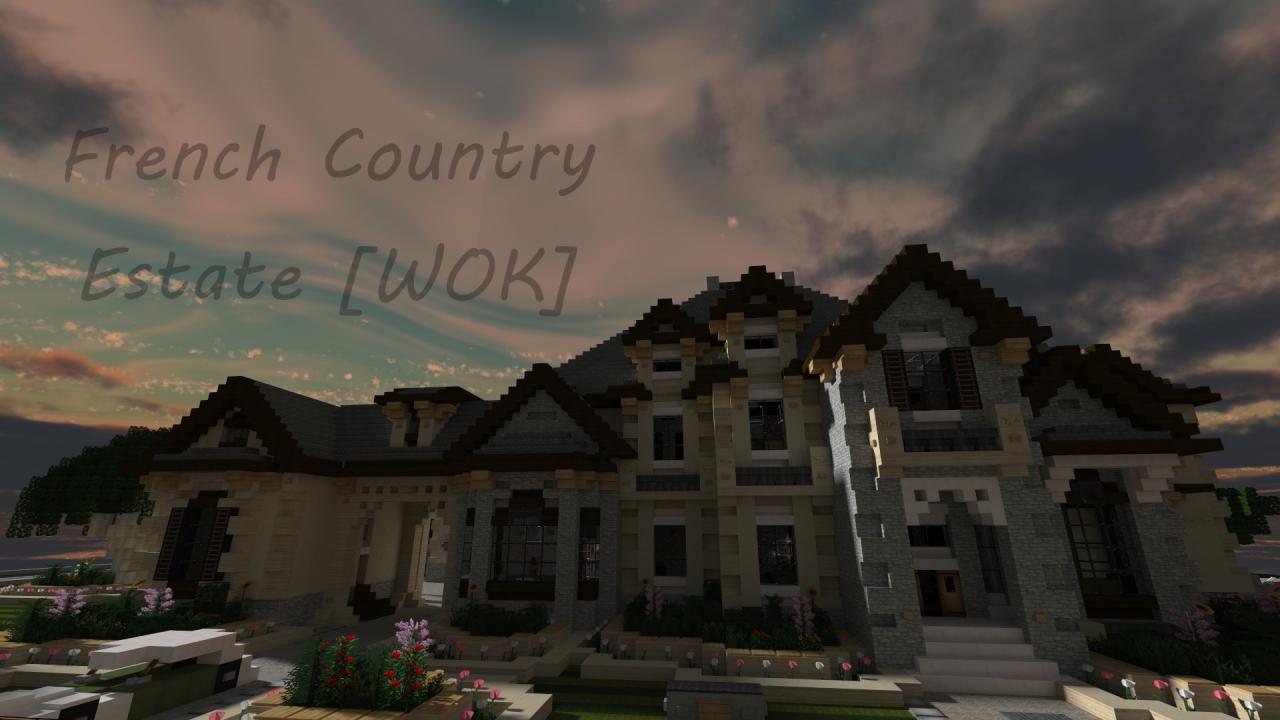 French Country Estate [WOK] Minecraft Map