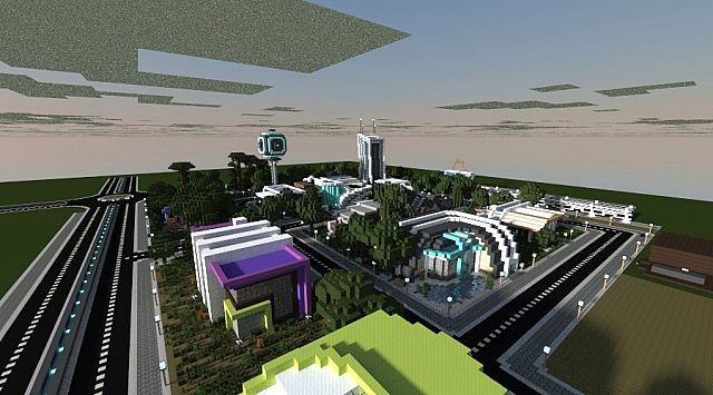 Lime | A Futuristic House Minecraft Map
