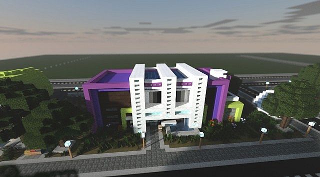 Neon | A Futuristic House Minecraft Map