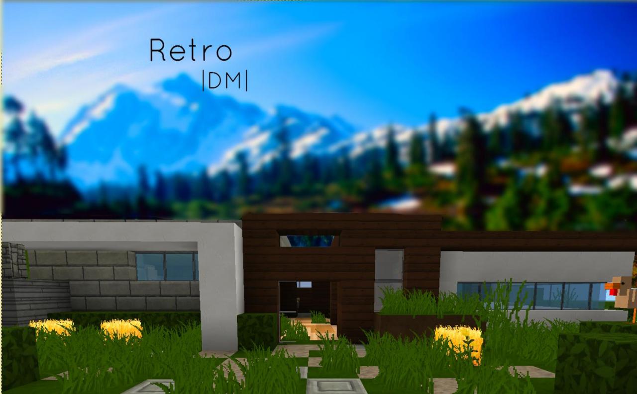 [Modern Eco.] Retro Minecraft Map