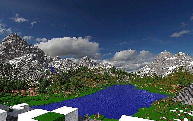 Swiss Alps Minecraft Map