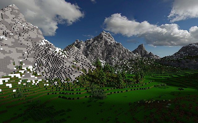 Swiss Alps Minecraft Map