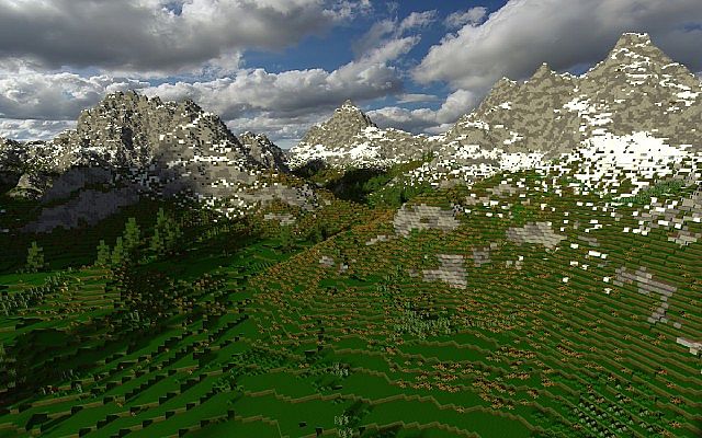 Swiss Alps Minecraft Map