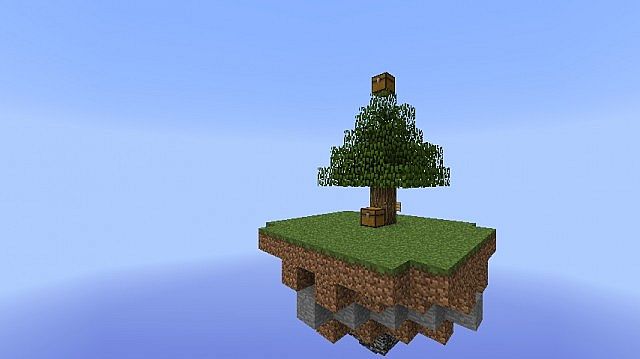 Giant Skyblock Survival map Minecraft Map