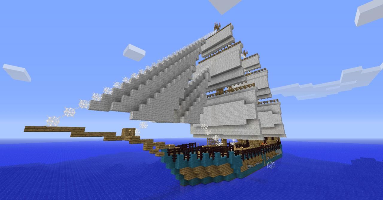 The Skyblue Cargo Ship Minecraft Map