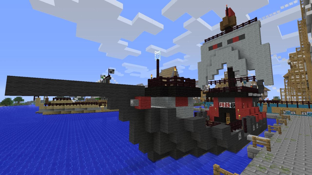 The Swan Pirate Ship Minecraft Map