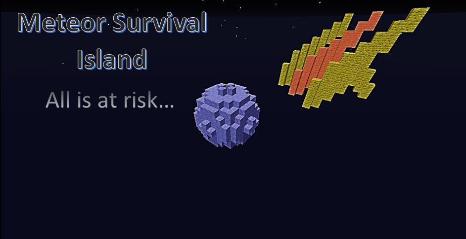 The Meteor-Survival Island Minecraft Map