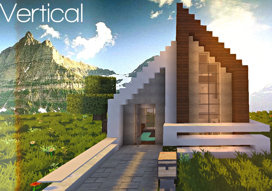 Vertical | a modern concept home Minecraft Map