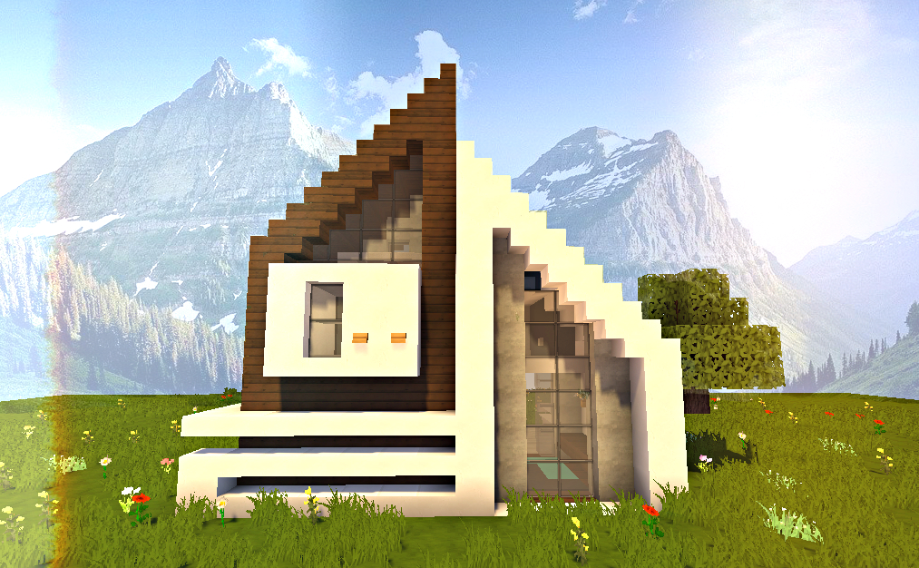 Vertical | a modern concept home Minecraft Map