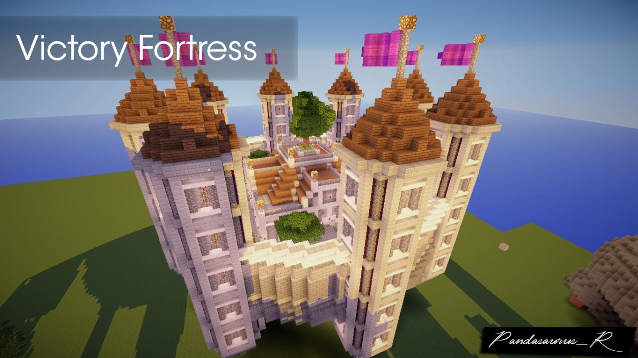 Victory Fortress | Floating Factions Spawn Concept | Minecraft Map