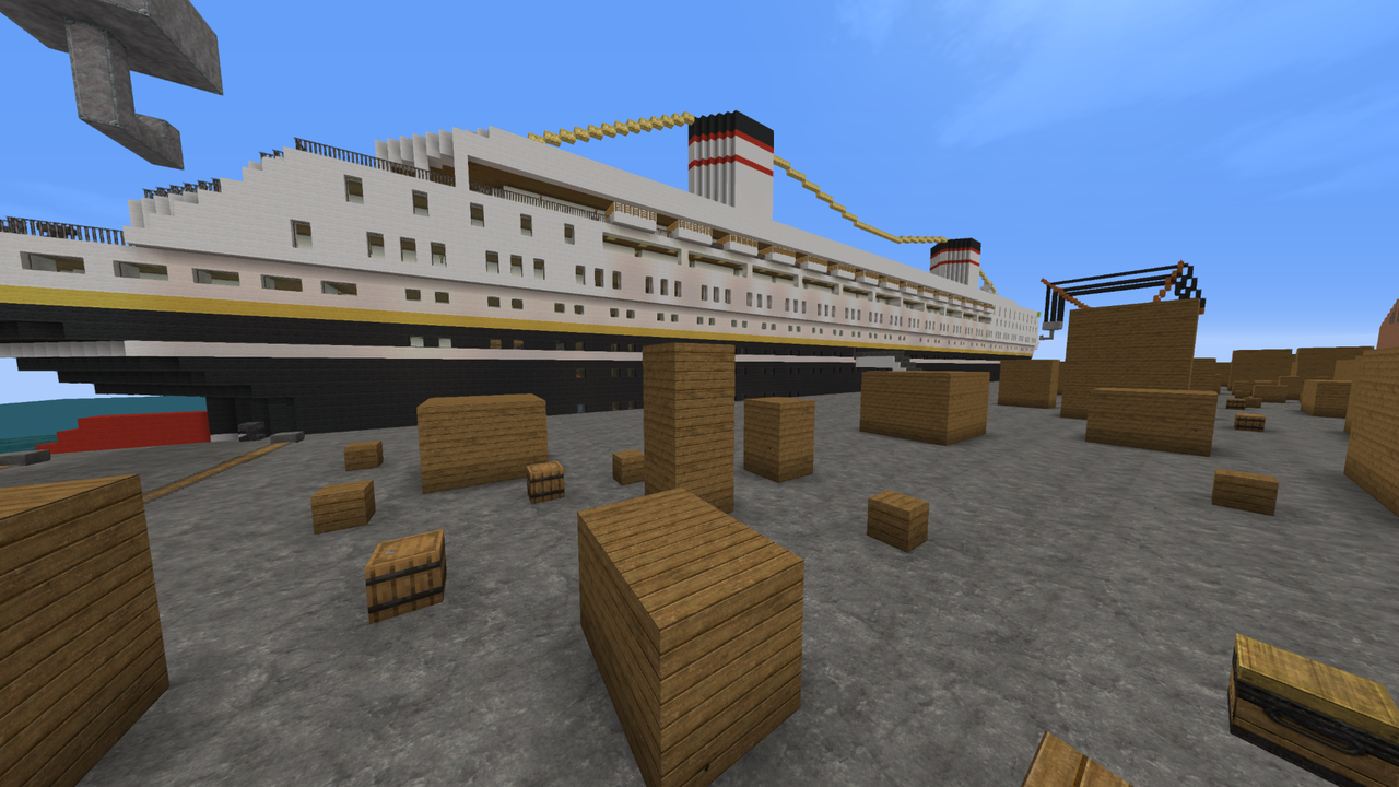 SS Colossal (full interior ocean liner - DEFINITIVE EDITION) Minecraft Map