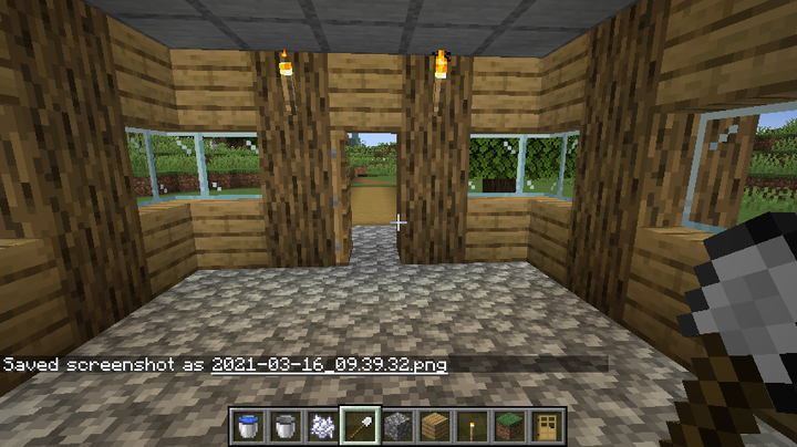 Small House with Grass Path Minecraft Map