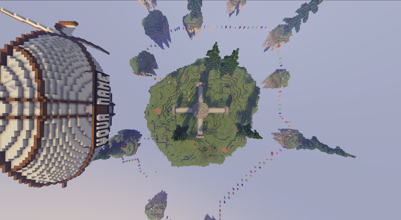 Blimp Hub Map [PAID] Minecraft Map