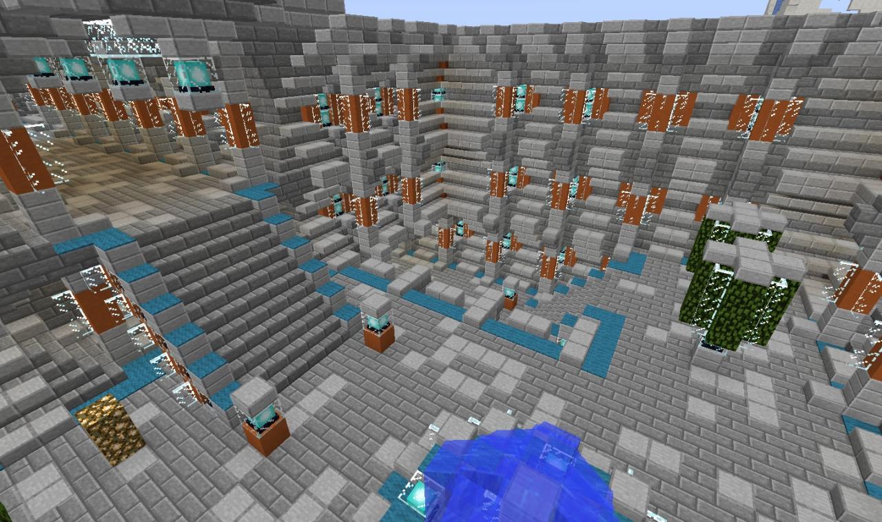 Plaza: A Quake/FFA Map Minecraft Map