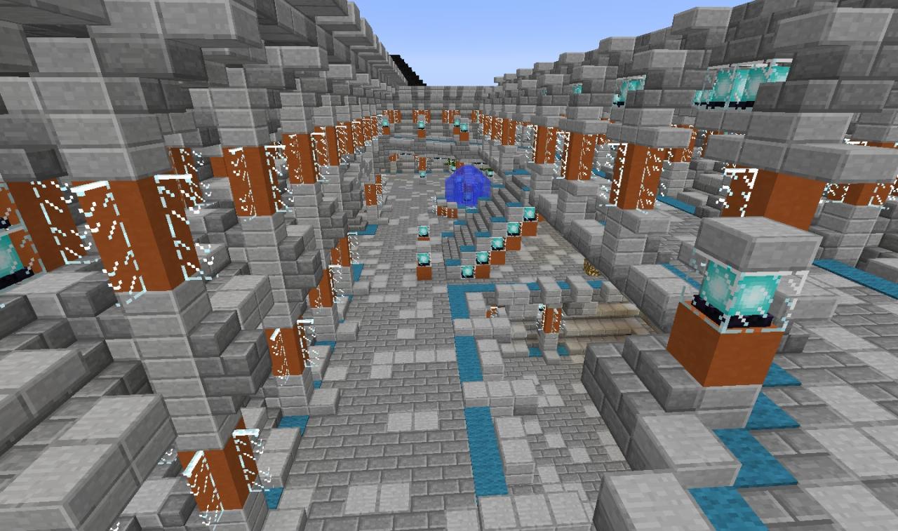 Plaza: A Quake/FFA Map Minecraft Map