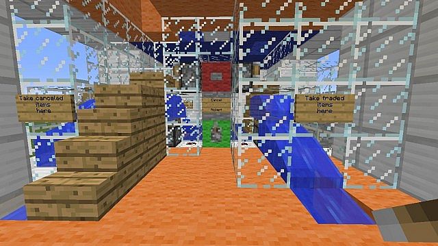Safe Trading machine Minecraft Map