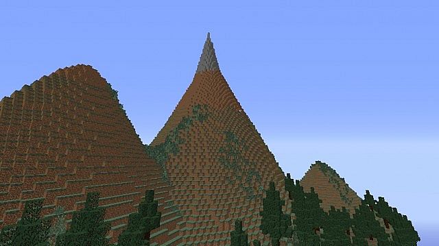 The Mountain Range Minecraft Map