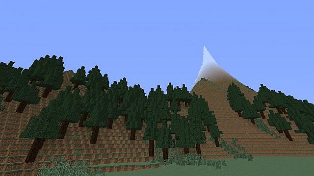 The Mountain Range Minecraft Map