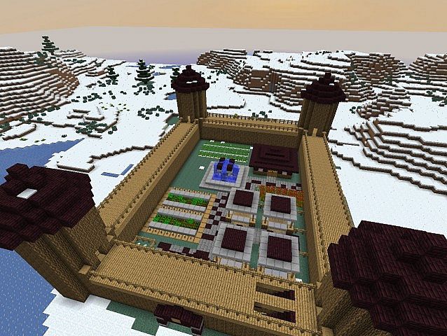 Wooden Castle Minecraft Map