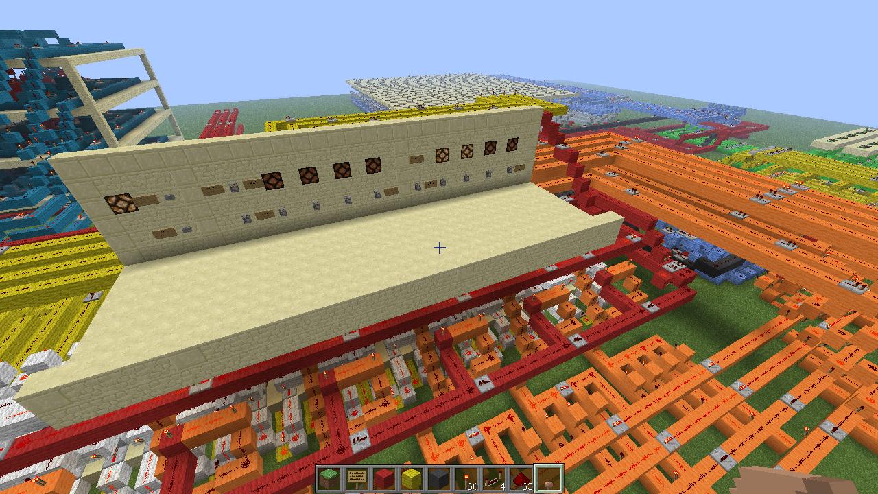 4-bit computer Minecraft Map