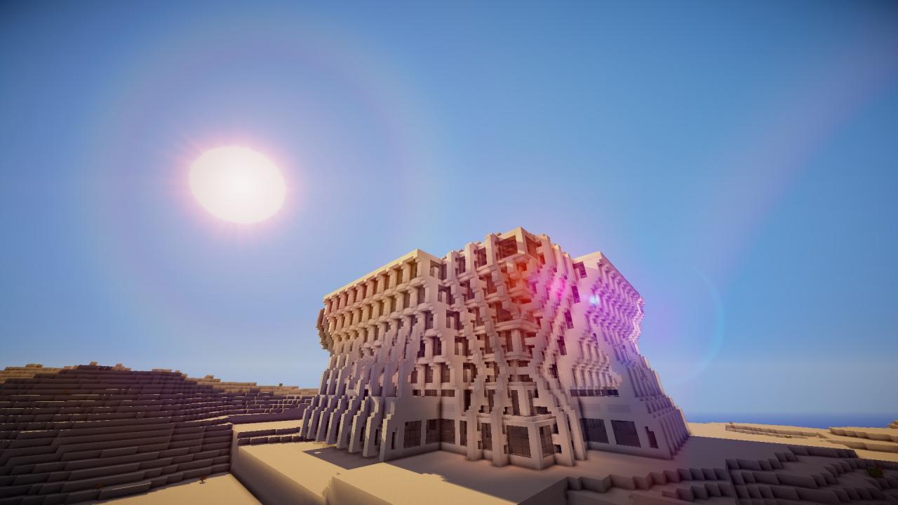Futuristic Prison - Solo Project - Build on Leb server Minecraft Map