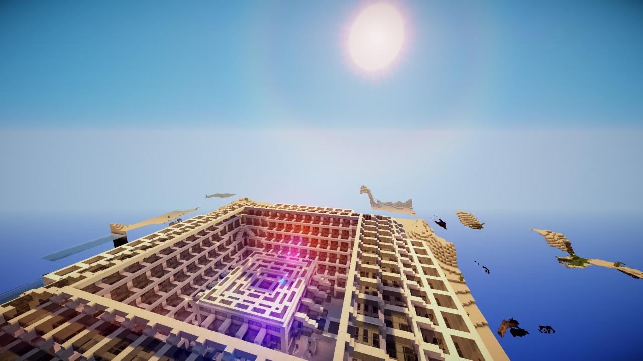 Futuristic Prison - Solo Project - Build on Leb server Minecraft Map