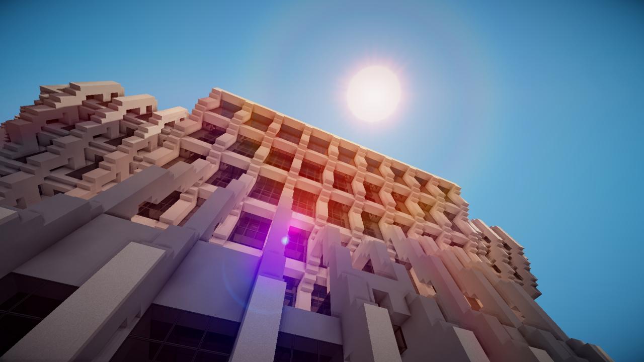 Futuristic Prison - Solo Project - Build on Leb server Minecraft Map