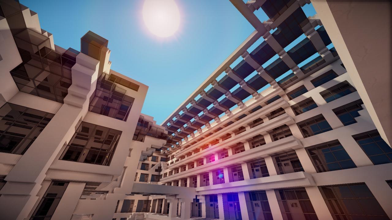 Futuristic Prison - Solo Project - Build on Leb server Minecraft Map