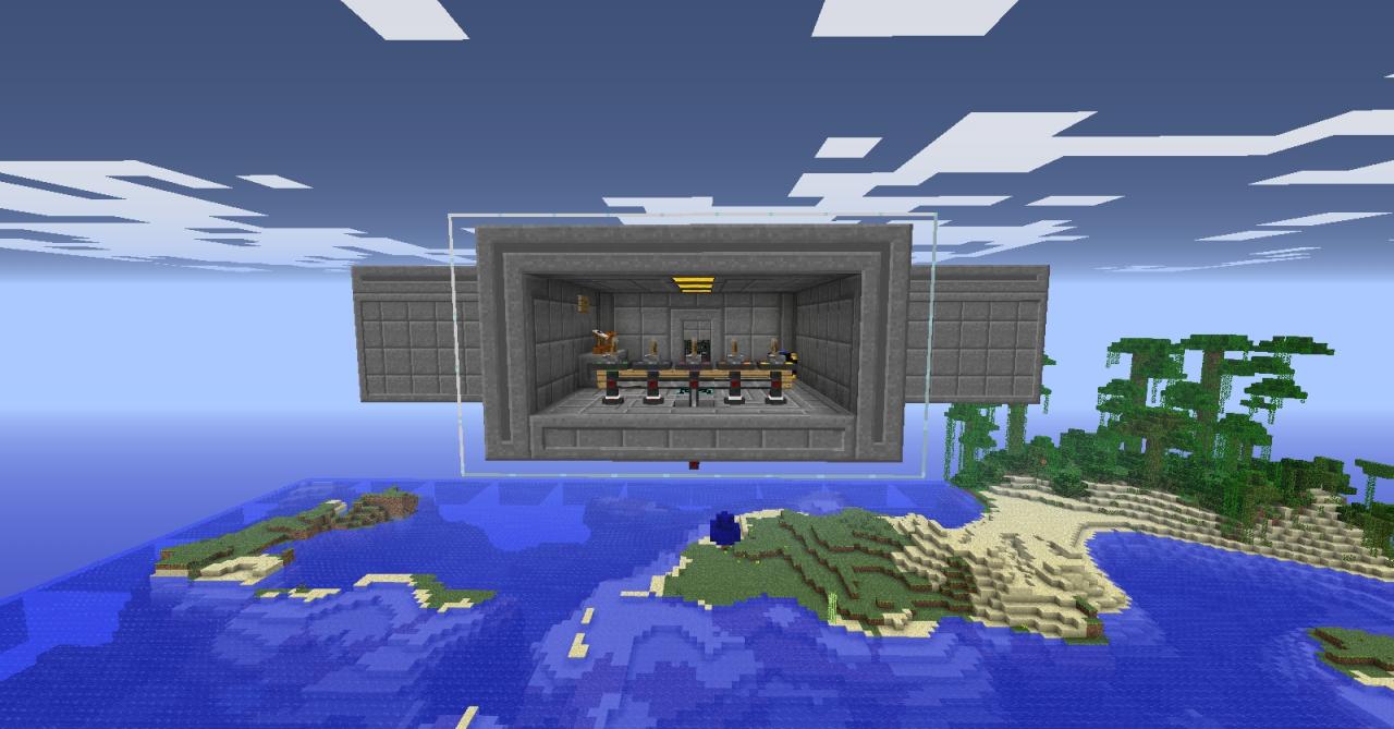 Direwolf20 1.6.4 moving spaceship Minecraft Map