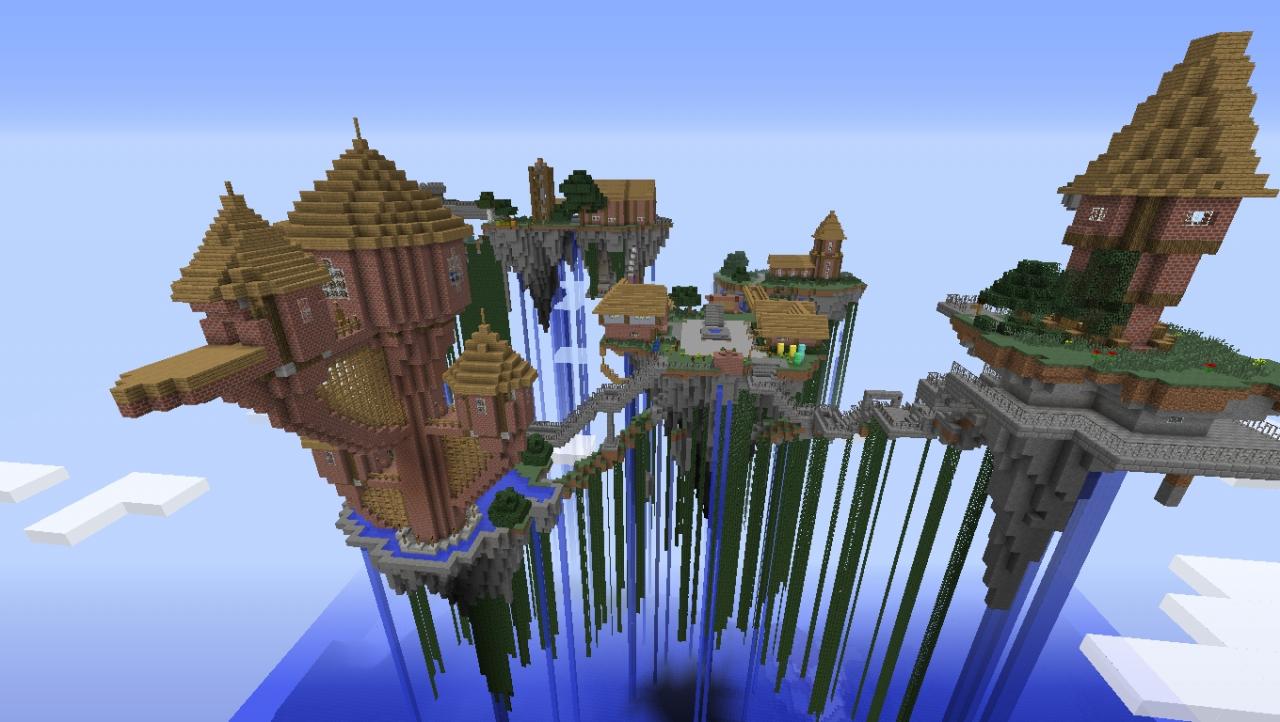 Medieval Fantasy Fly Spawn Minecraft Map