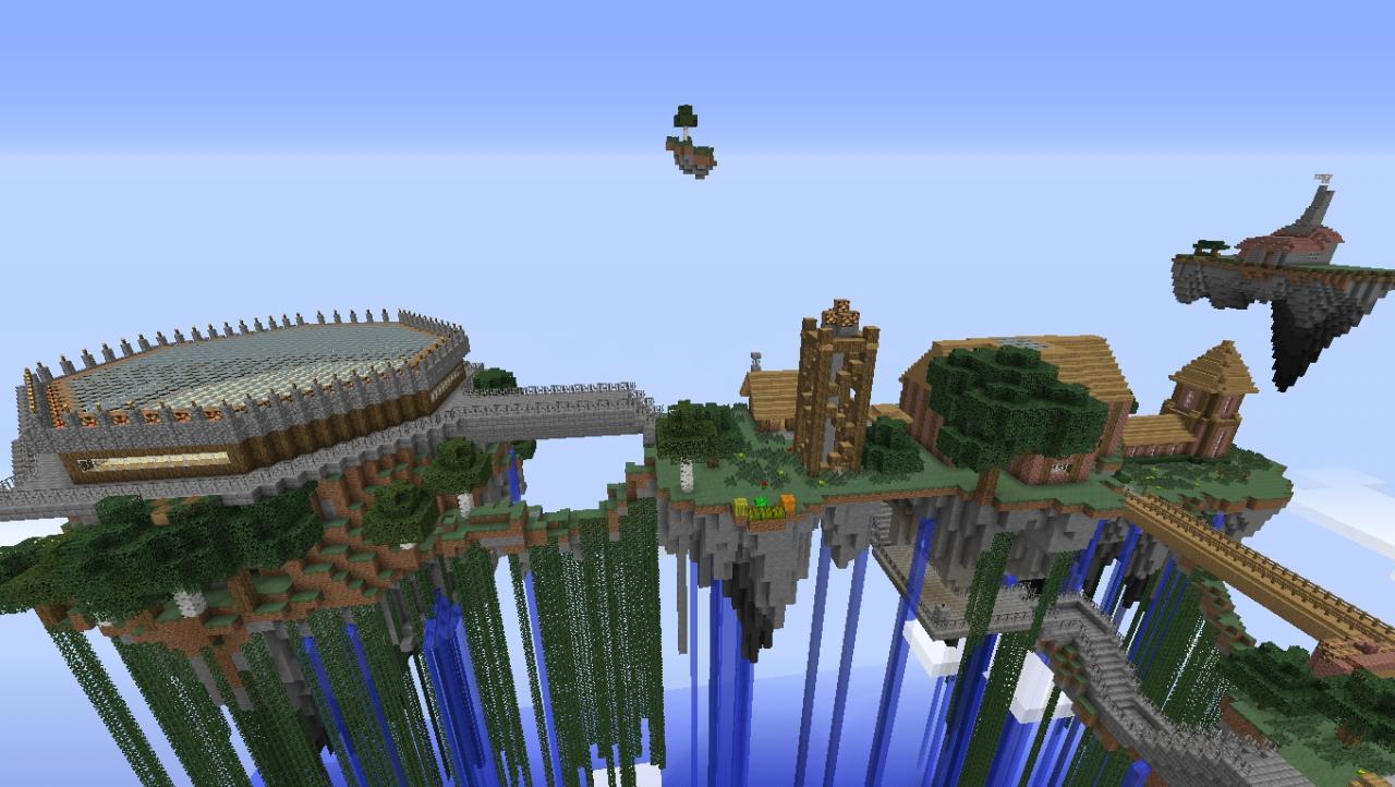 Medieval Fantasy Fly Spawn Minecraft Map